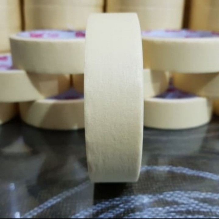 Jual Lakban Kertas - Masking Tape - Isolasi Kertas 24mm | Shopee Indonesia