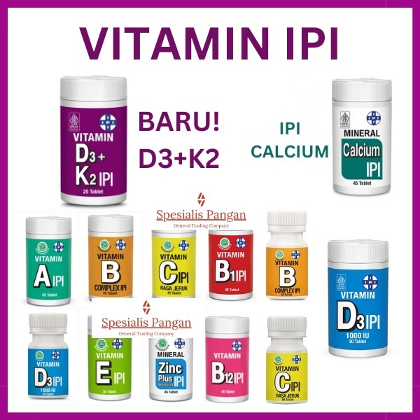 Jual IPI VITAMIN ALL VARIAN - VITAMIN A, VITAMIN B1, VITAMIN B12 ... Jual IPI VITAMIN ALL VARIAN - VITAMIN A, VITAMIN B1, VITAMIN B12 ...