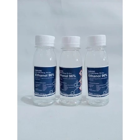 Jual (100 ML) ETHAN0L EMSURE 96% KEMASAN 100 ML. ETHANOL EMSURE ...