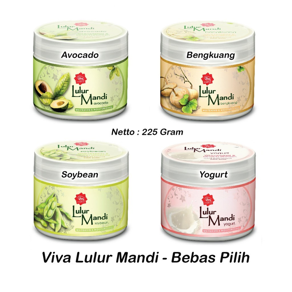 Jual VIVA Body Scrub Lulur Mandi - 225gr | Shopee Indonesia