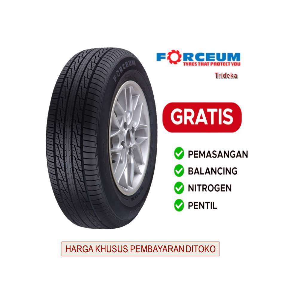 Jual BAN MOBIL SETANDAR MEREK FORCEUM TRIDEKA 185 65 R15 | Shopee Indonesia
