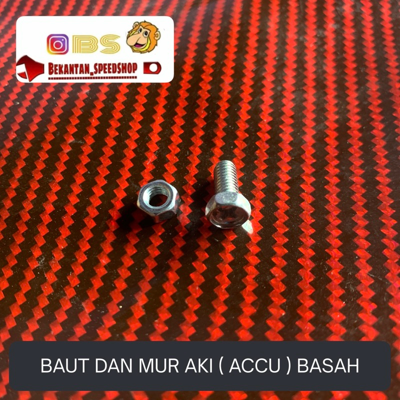 Jual BAUT DAN MUR AKI ( ACCU ) BASAH | Shopee Indonesia