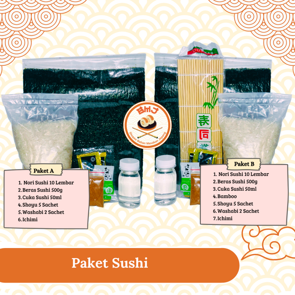 Jual PAKET BAHAN SUSHI LENGKAP 10 Porsi Halal | Shopee Indonesia