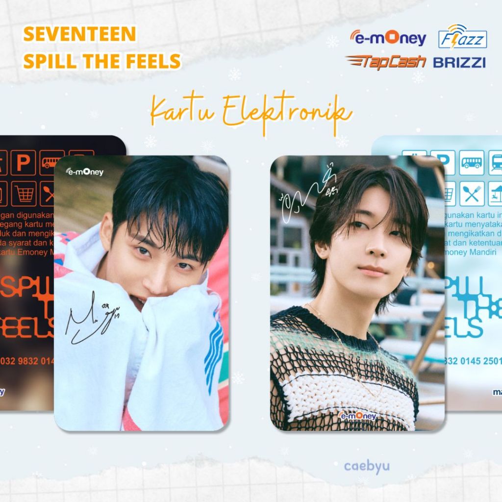 Jual Flazz Seventeen Spill The Feels Emoney Tapcash Brizzi Kartu ...