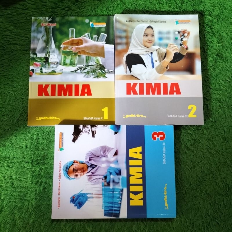 Jual ORIGINAL BUKU KIMIA KELAS 10 11 12 SMA/MA KURIKULUM MERDEKA ...