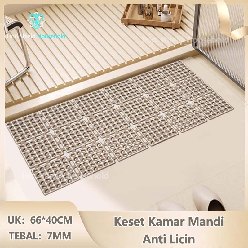 Jual Keset Kamar Mandi Anti Licin 40cm x 66cm / PVC Bathroom Mat Shower ...
