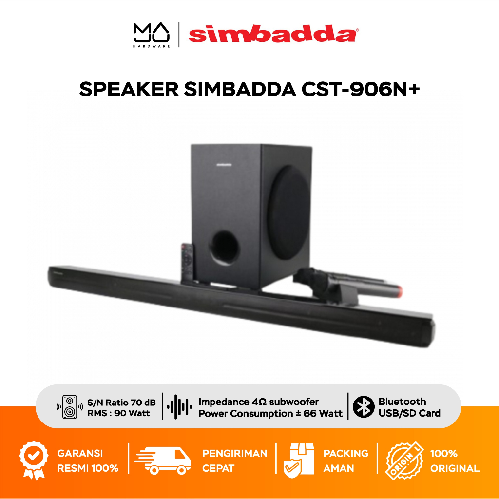 Jual Simbadda CST 906N+ Soundbar TV Wireless Bluetooth Home Theater ...