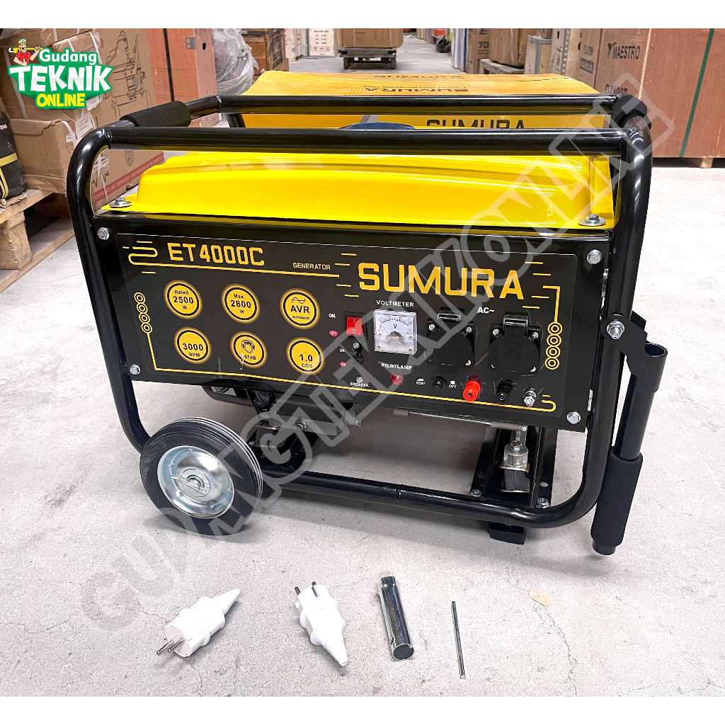 Jual Genset 2800Watt SUMURA ET4000C AVR / Genset Listrik 2800 Watt Power Generator Gasoline ...