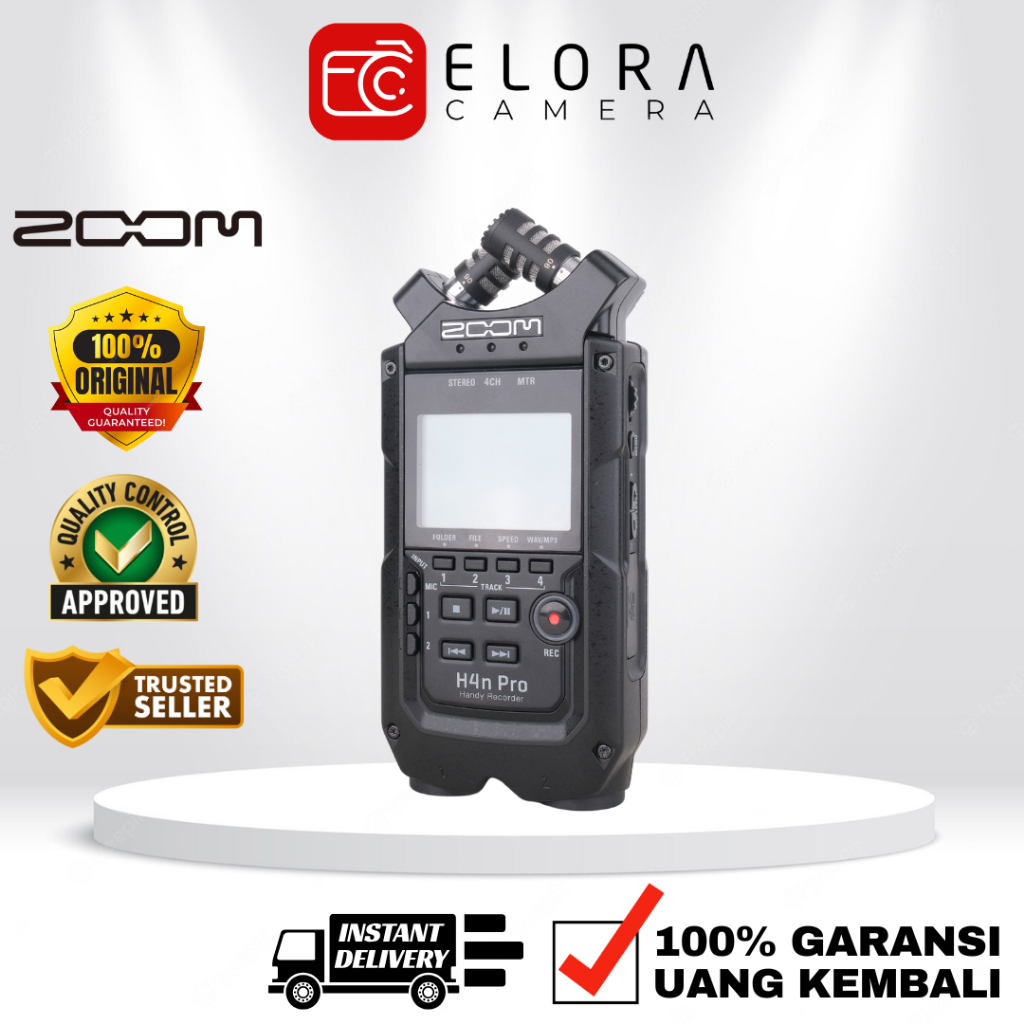 Jual Zoom H4n Pro Handy Recorder / Recorder Portable Zoom H4 n Pro ...
