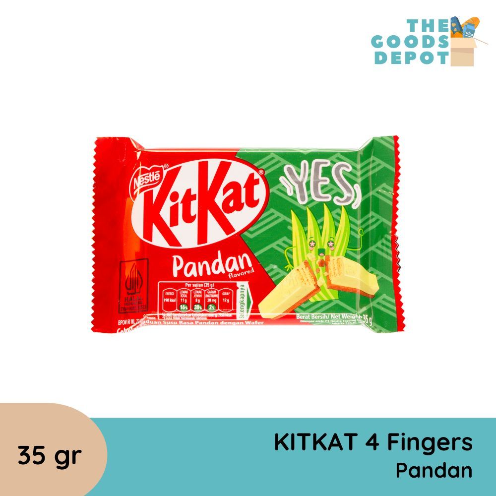 Jual KitKat 4 Fingers Pandan 35 g | Shopee Indonesia