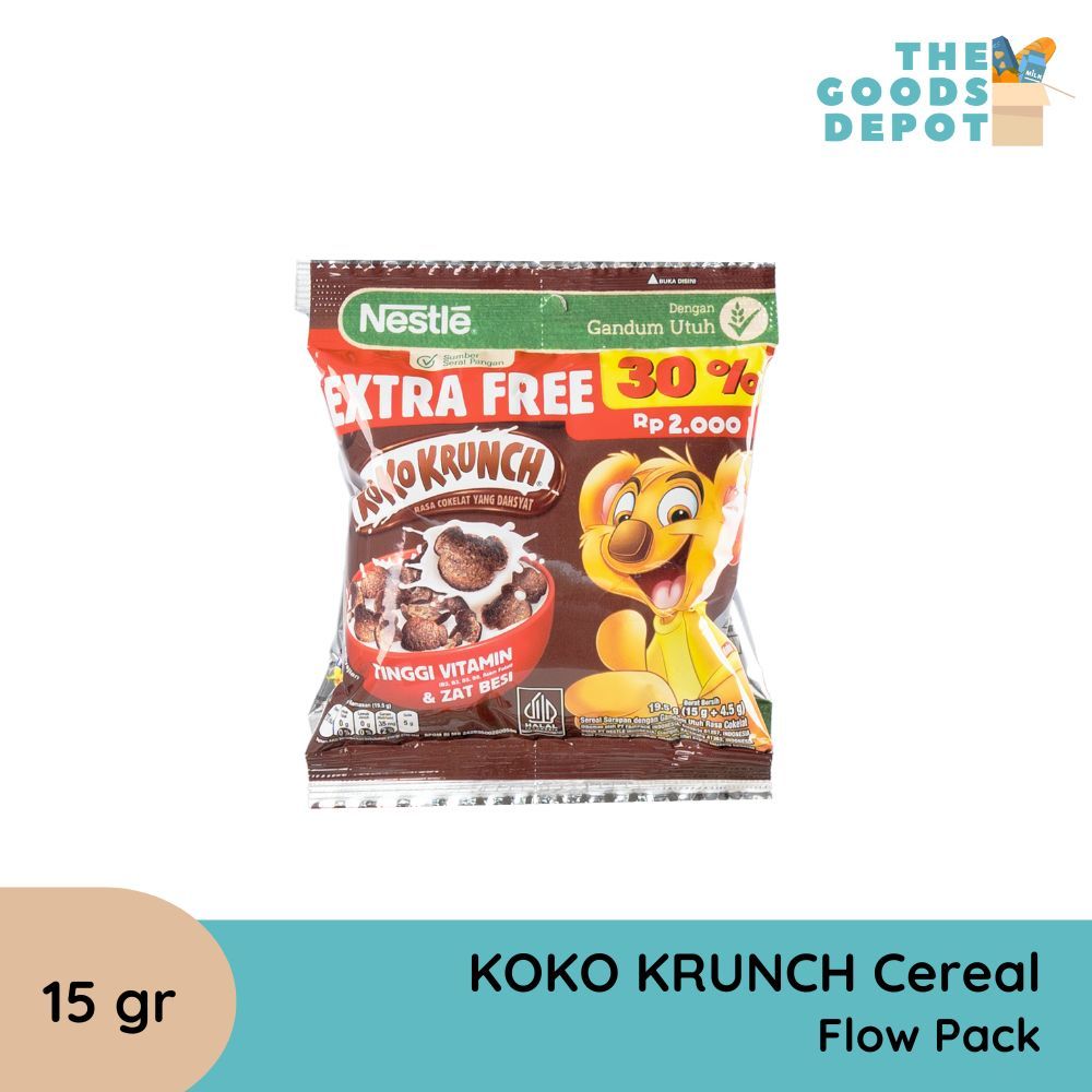 Jual Koko Krunch Cereal Coklat Flow Pack 15 g | Shopee Indonesia