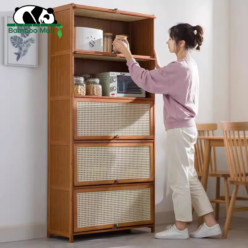 Jual Rak Dapur Rak Peralatan Dapur Serbaguna Lemari Dapur Lemari Kayu ...