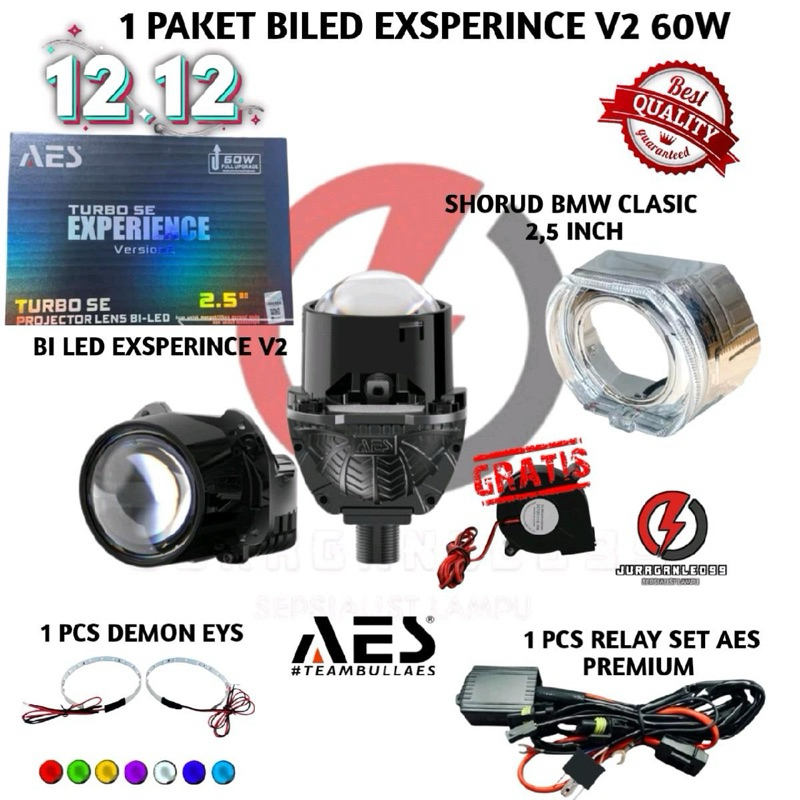 Jual PAKET MURAH Biled Aes Turbo Se Exsprerince V2 60W Upgrdade ...