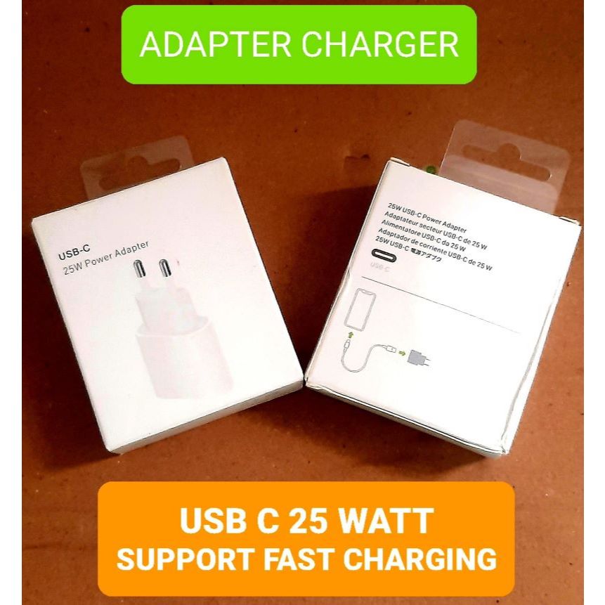 Jual Adapter Charger USB C 25W | Shopee Indonesia