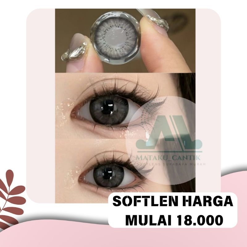 Jual Soflens Hitam Keabu-abuan Harga Mulai 18.000 Diameter 14 mm ...
