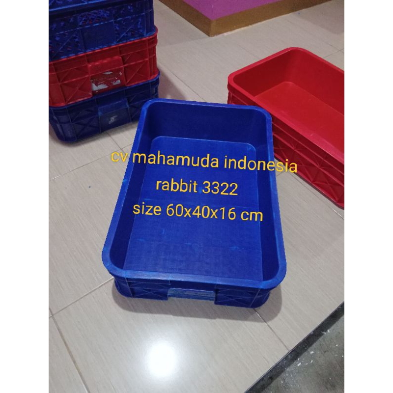 Jual box rabbit 3322 size 60x40x15.5cm bekas rasa baru ready warna biru ...
