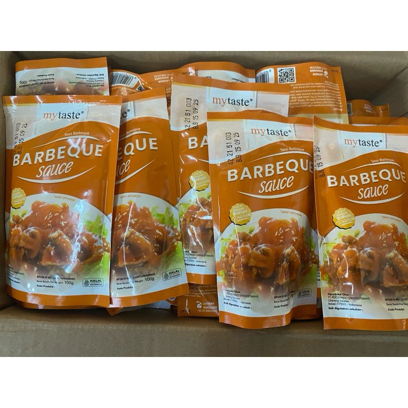 Jual Ready Stok My Taste Saos BBQ 100gr (harga satuan) | Shopee Indonesia