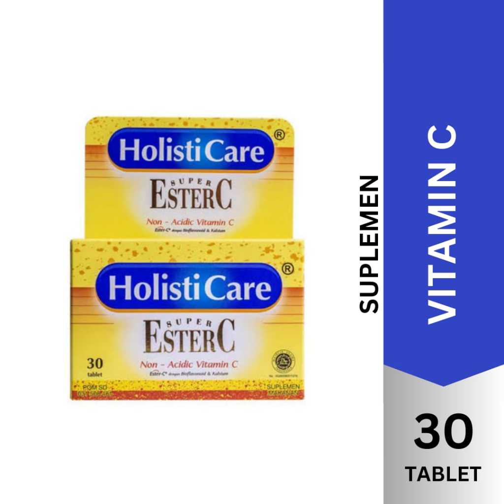 Jual Holisticare Ester C - Vitamin C (30 Tablet) - VITAMIN PROMO | Shopee Indonesia