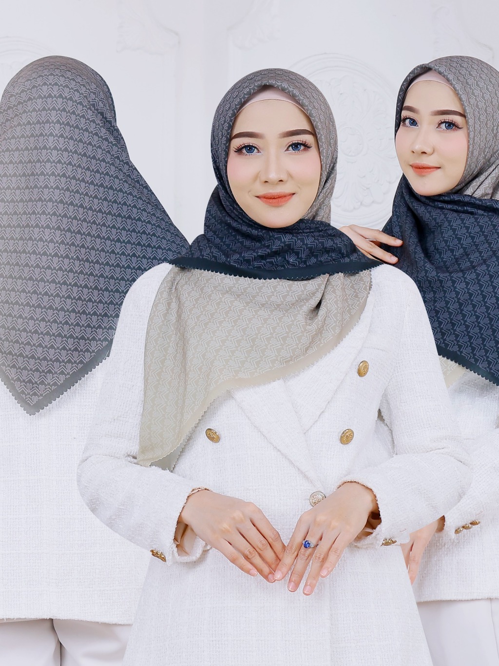 Jual Khalifa Hijab - | Hijab Segi Empat Gradasi | seri hijab gradasi Terbaru Bahan Voal | Nyaman ...