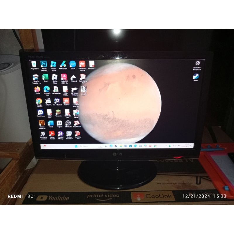 Jual Monitor LCD LG 22 inch wide screen minus sedikit putih di pojokan ...