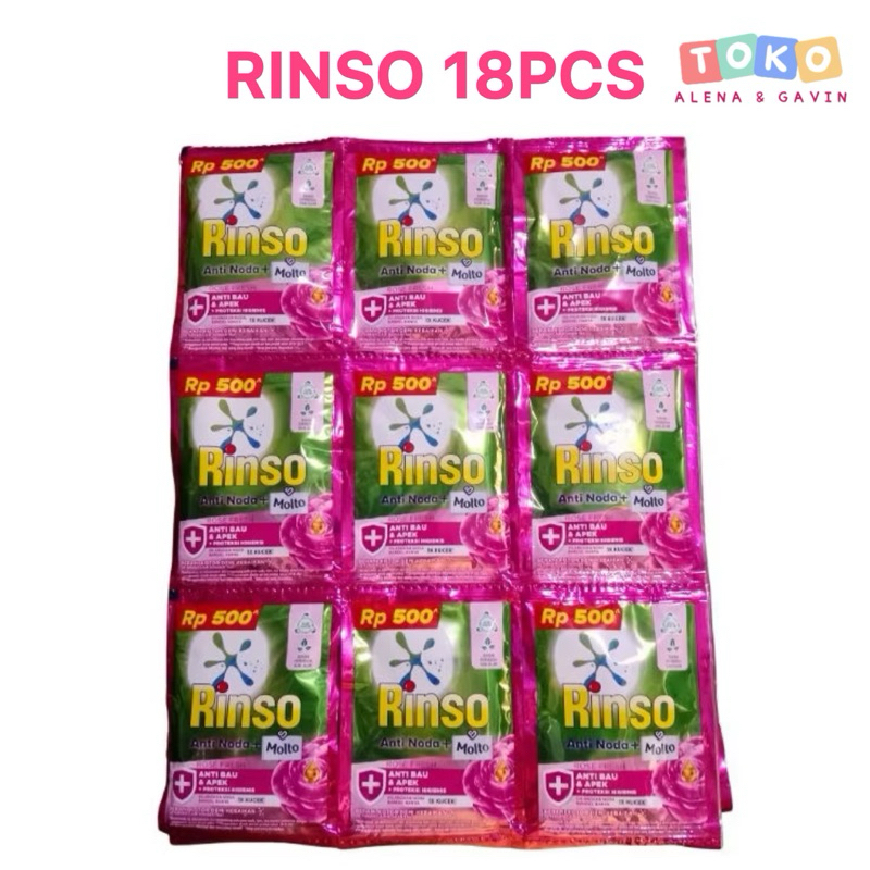 Jual RINSO CAIR 3 RENCENG ISI 18PCS | TOKO ALENA GAVIN | Shopee Indonesia