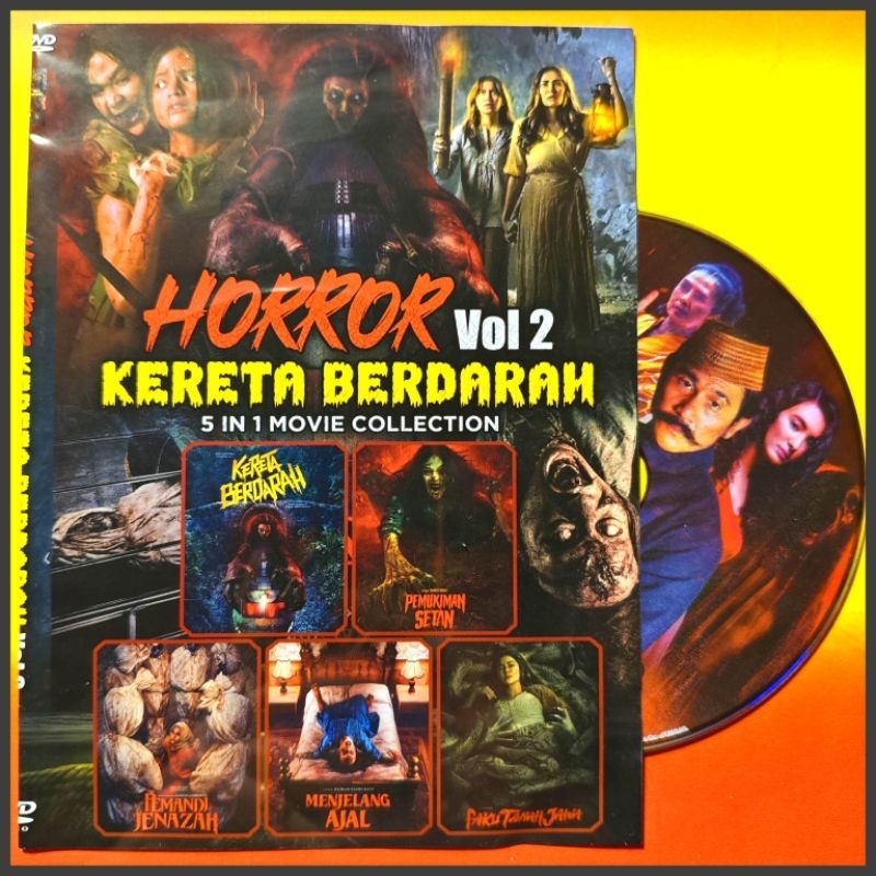 Jual Kaset Film Indonesia Koleksi Horor Kereta Berdarah Campuran Vol. 02 Terlaris isi 5 Judul ...