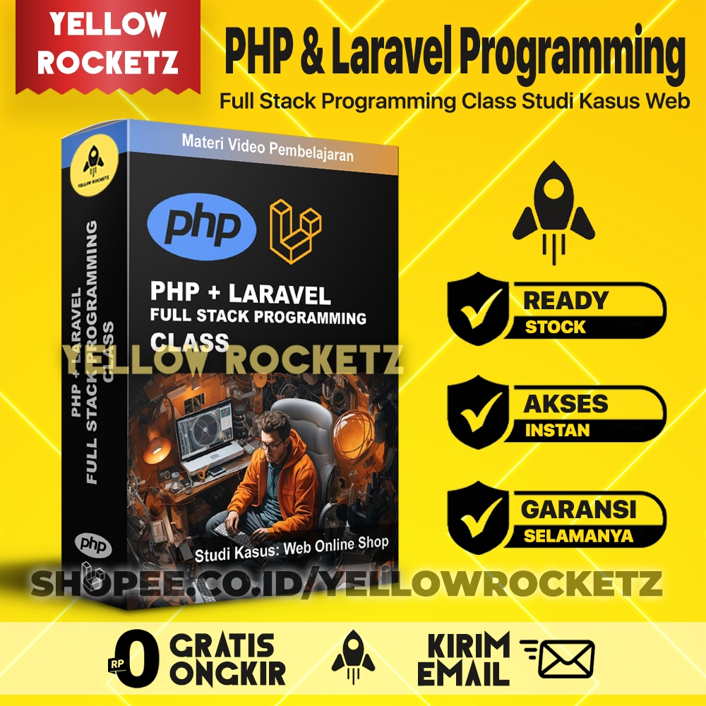 Jual BELAJAR PHP + LARAVEL PROGRAMMING - Jadi Programmer Handal PHP ... Jual BELAJAR PHP + LARAVEL PROGRAMMING - Jadi Programmer Handal PHP ...