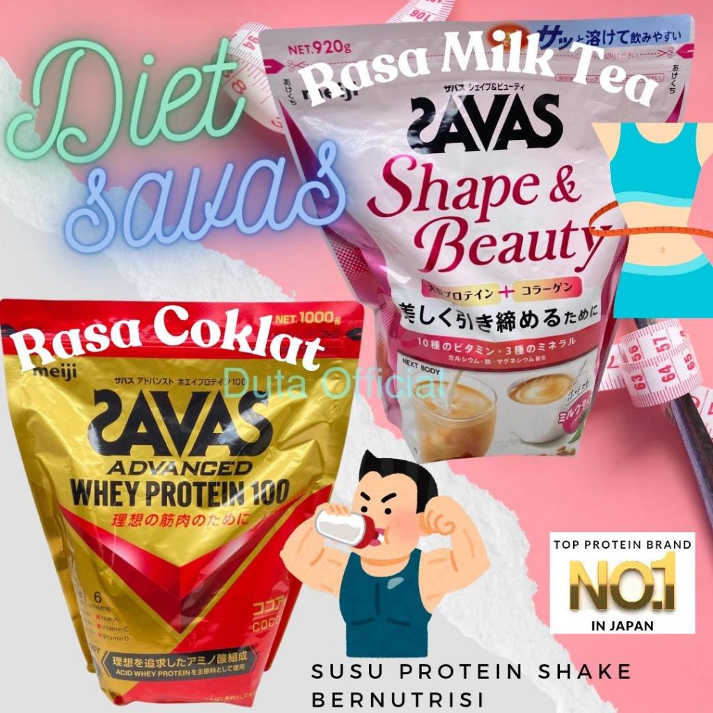 Jual Diet Susu Protein Powder Savas Kenyang Kurus Langsing Shape Cantik ...