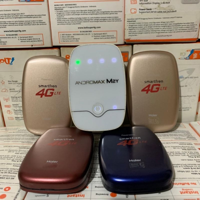 Jual Wifi Modem 4G Mifi Andromax M2Y Suport Smartfren Unlimited 4G LTE ...