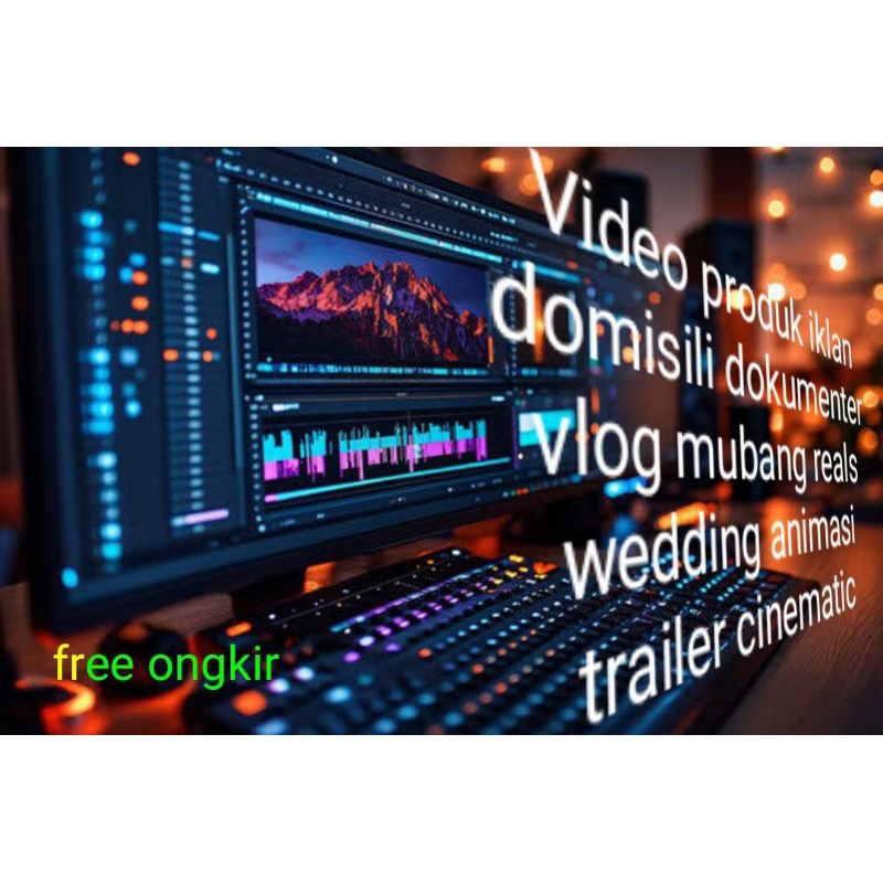 Jual JASA EDITING VIDEO PROFESIONAL ANIMASI 2D/3D WEDDING CIMATIC VLOG ...