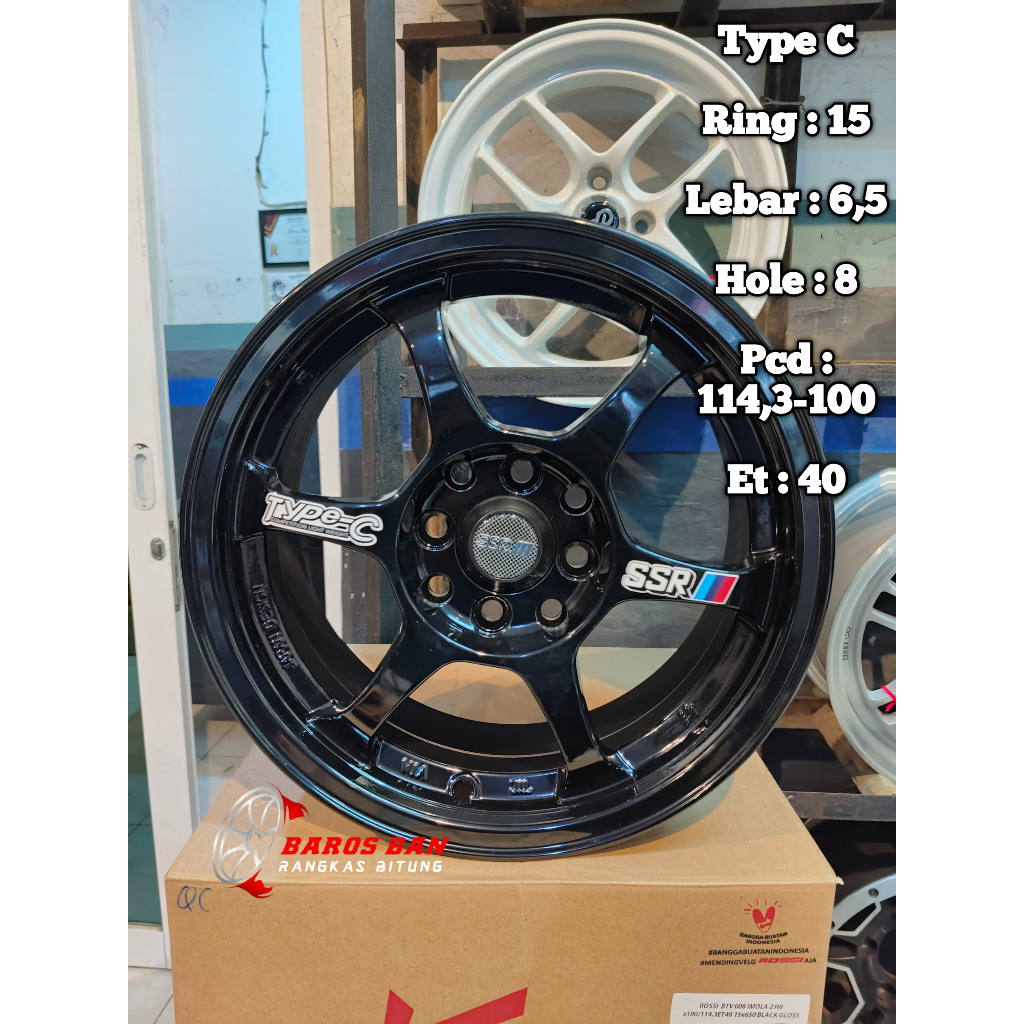 Jual Volk rays TE37 ring 15 lebar 65 velg mobil lubang 4 brio jazz yaris sigra wuling dll ...