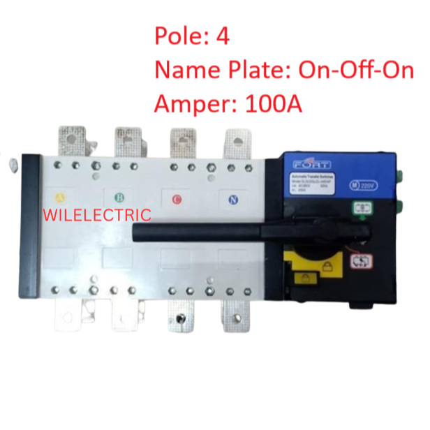 Jual COS motorized 4P 100A ATS AMF COZ AUTOMATIC 100 A motorised otomatis Automatic Transfer ...