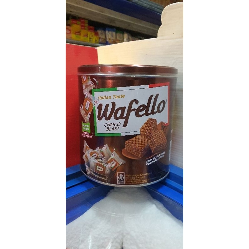 Jual Wafello Wafer Kemasan Kaleng 228gr | Shopee Indonesia