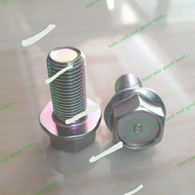 Jual Baut Flange / Flange bolt M12×25 Baja | Shopee Indonesia