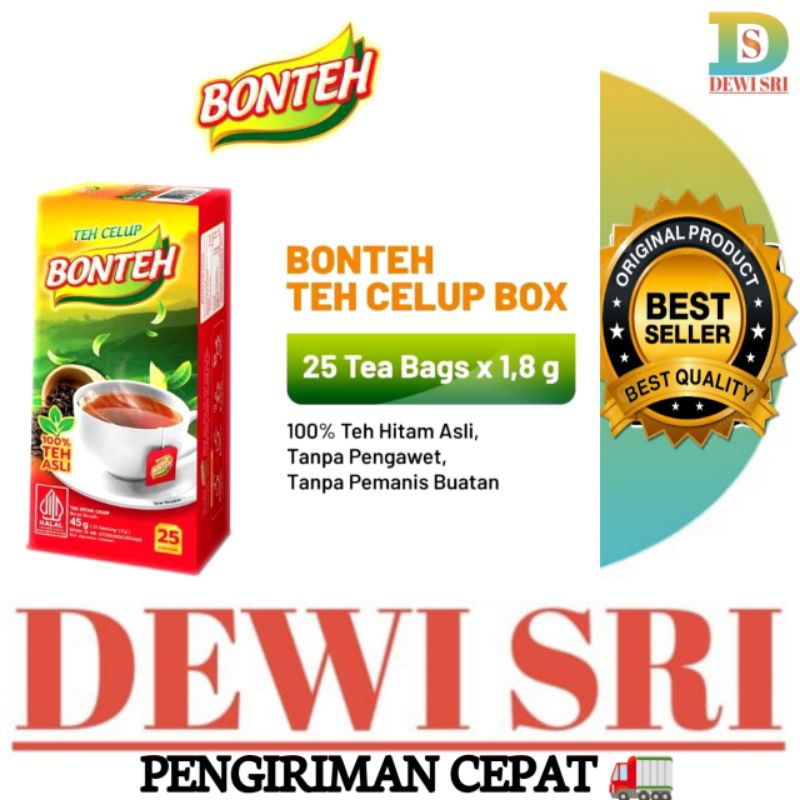 Jual Teh Celup BONTEH 1Box 100% Teh Asli | Shopee Indonesia