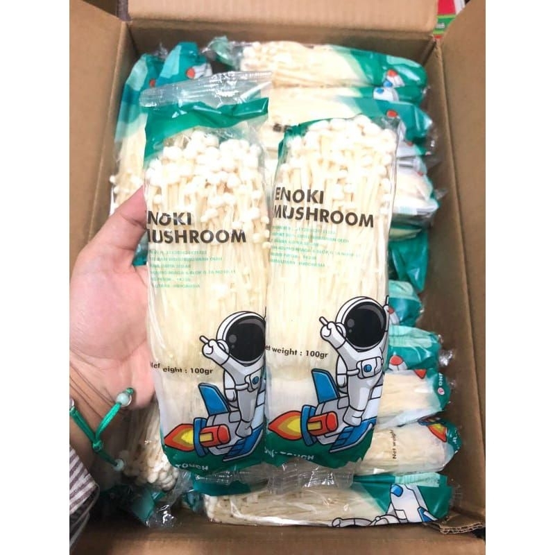 Jual jamur enoki dettan/pack | Shopee Indonesia