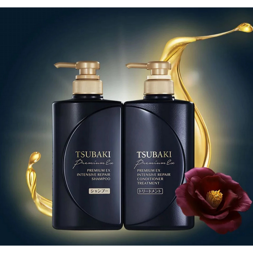 Jual BUY 1 GET 1 FREE Tsubaki Premium Ex Intensive Repair Shampoo 490ml FREE Shampoo 490ml ...