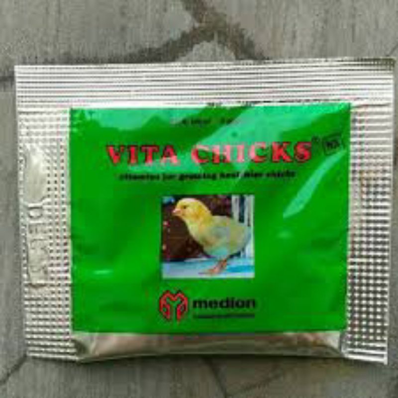 Jual VITA CHICKS vitamin ayam, vita chicks 5g | Shopee Indonesia
