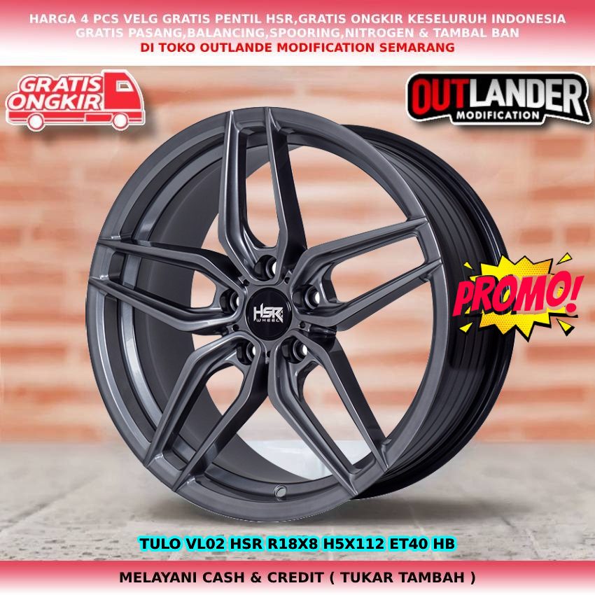 Jual Velg mobil ring 18 mercy vw beetle scirocco civic camry creta hsr tulo r18 pcd 5x112 hyper ...