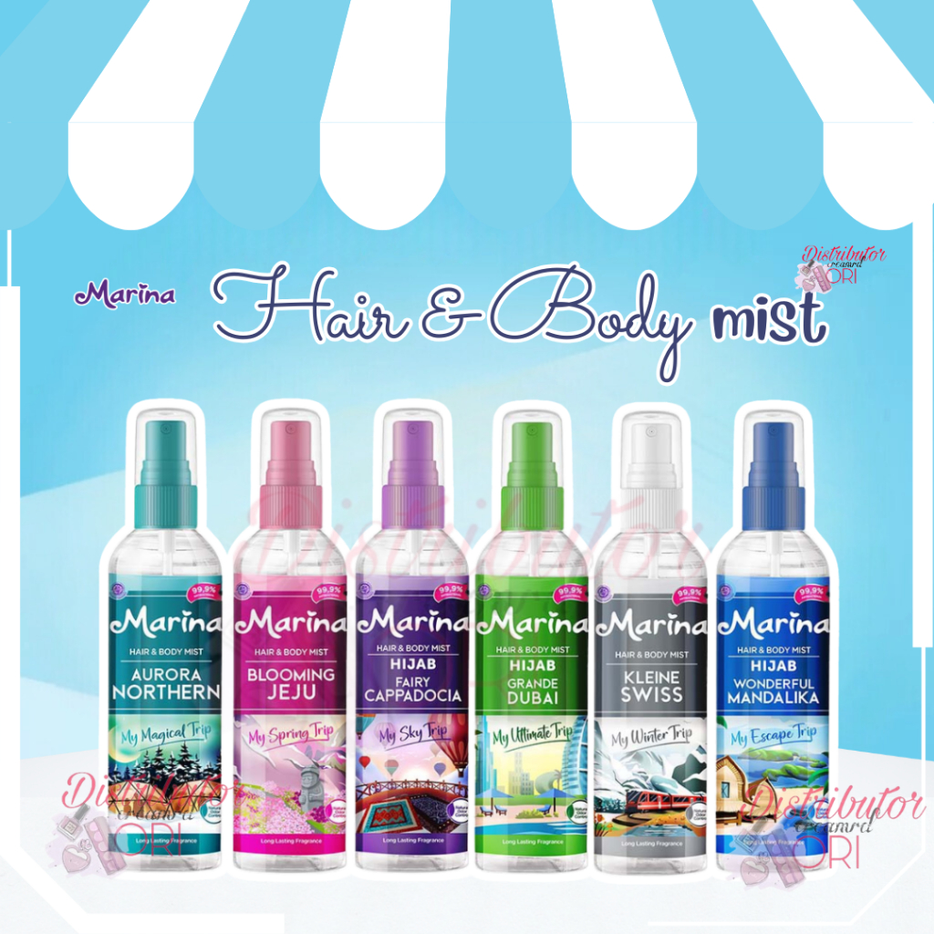 Jual Marina Hair & Body Mist 100ML | ORIGINAL | Shopee Indonesia