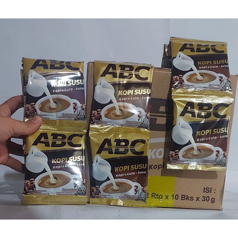 Jual ABC Kopi Susu Renceng 10 Bks 30g | Shopee Indonesia