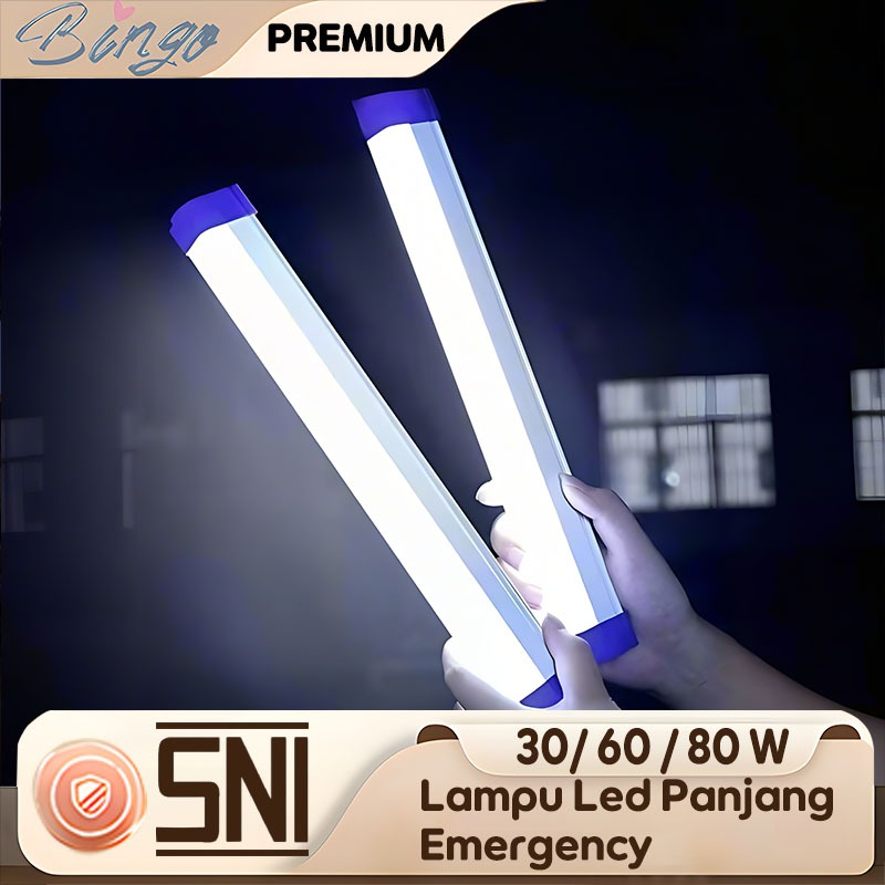Jual Lampu Emergency Neon Led Panjang 30W 60W 80W T7 USB Bohlam LED USB Portable Charger ...