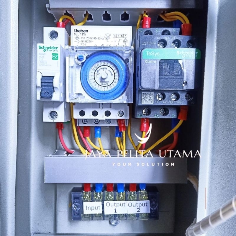 Jual panel lampu penerangan otomatis outdoor 10A timer 24 jam | Shopee ...