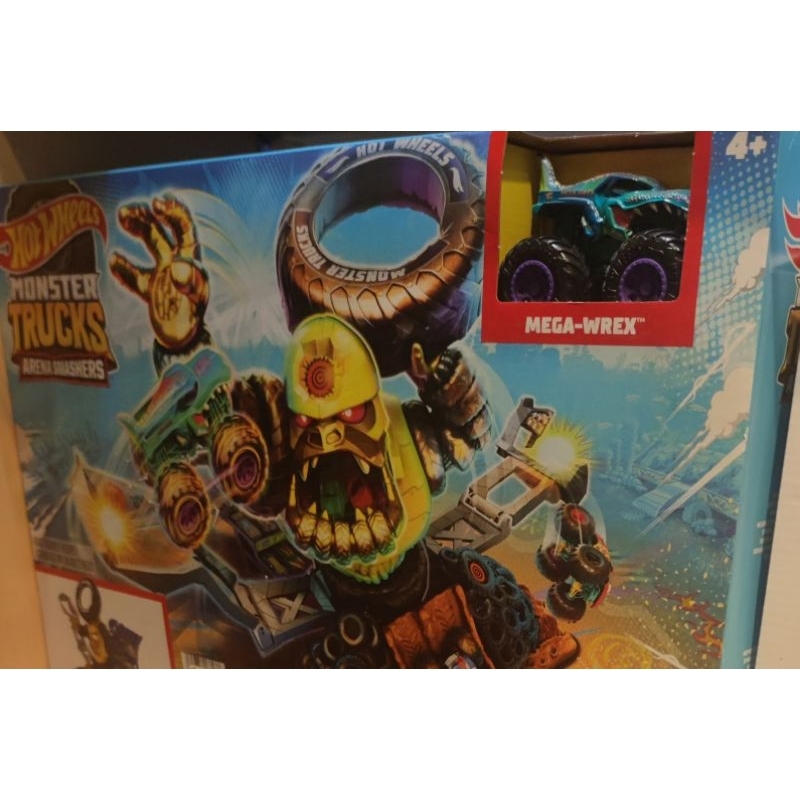 Jual Hot Wheels Monster Truck Arena Smasher Mega Wrex Crushzilla Takedown | Shopee Indonesia