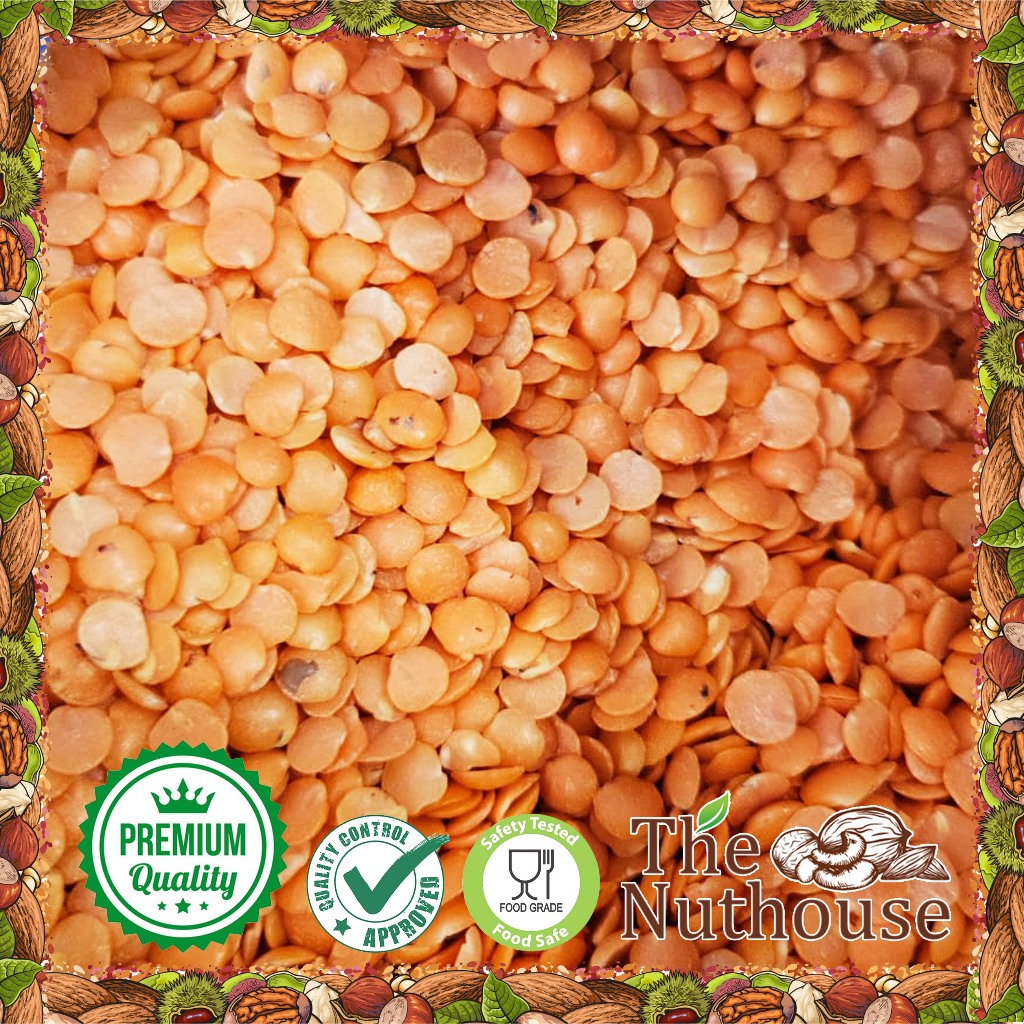 Jual 1kg Lentil Merah / Red Whole Lentil / Masoor Dhal / Dal | Shopee ...
