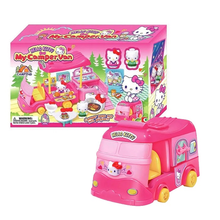 Jual Sanrio Daniel & Co Hello Kitty My Camper Van Figure Set | Shopee ...