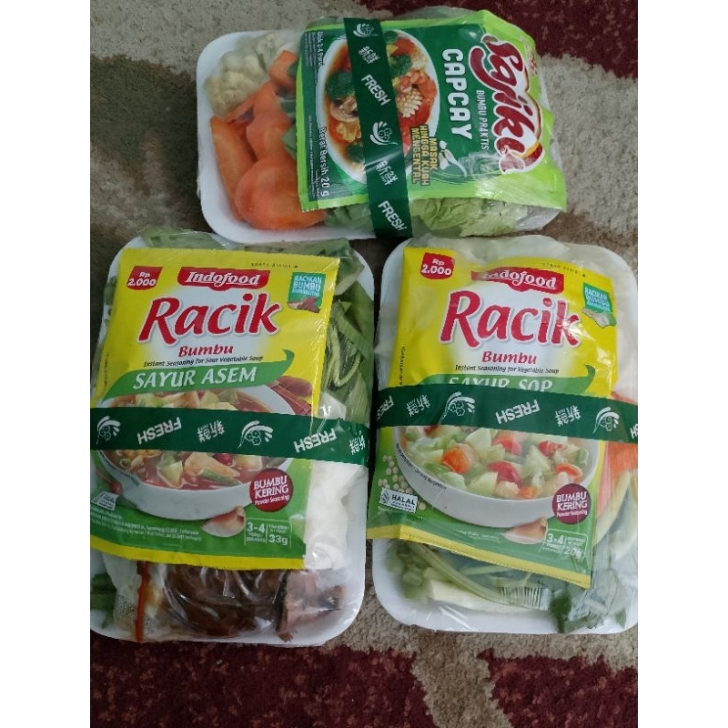 Jual Paket sayur sop/capcay/asem (kirimH+1) | Shopee Indonesia