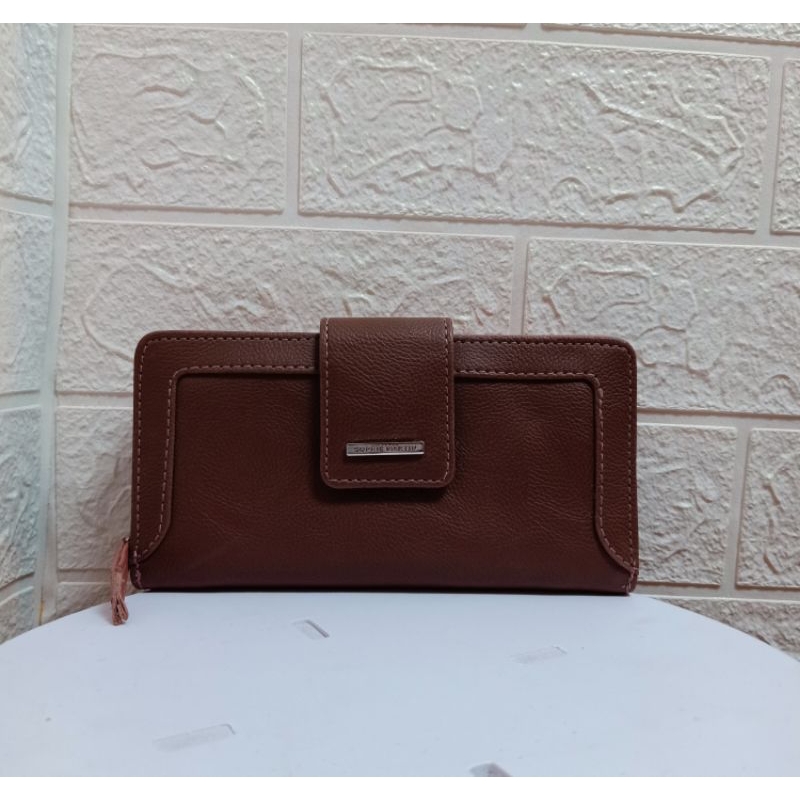 Jual Dompet Wanita Brown Sophie Martin | Shopee Indonesia