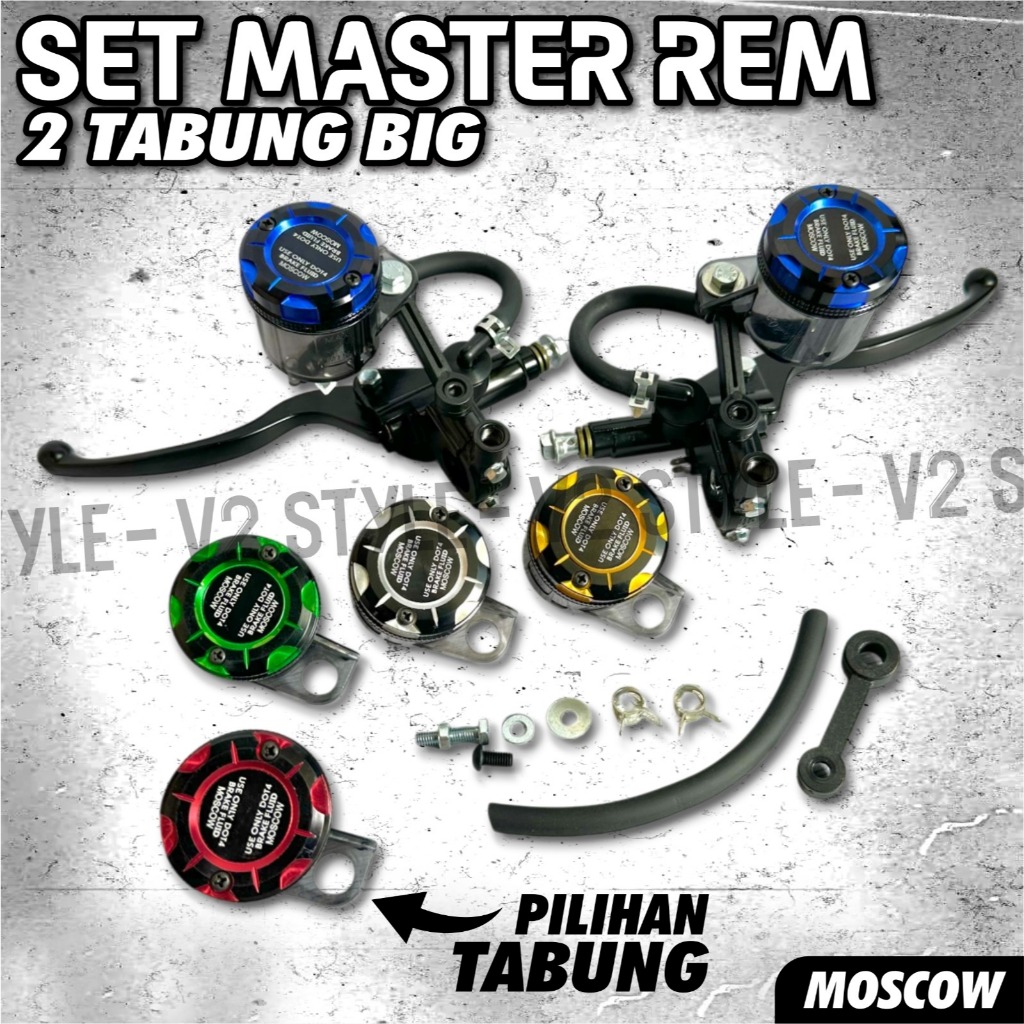 Jual HANDLE MASTER REM KIRI KANAN MASTER REM SET + 2 TABUNG BIG CNC 1 ...