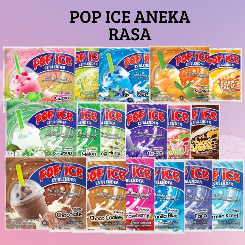 Jual Pop Ice Es Blender Milk Shake Powder | Shopee Indonesia